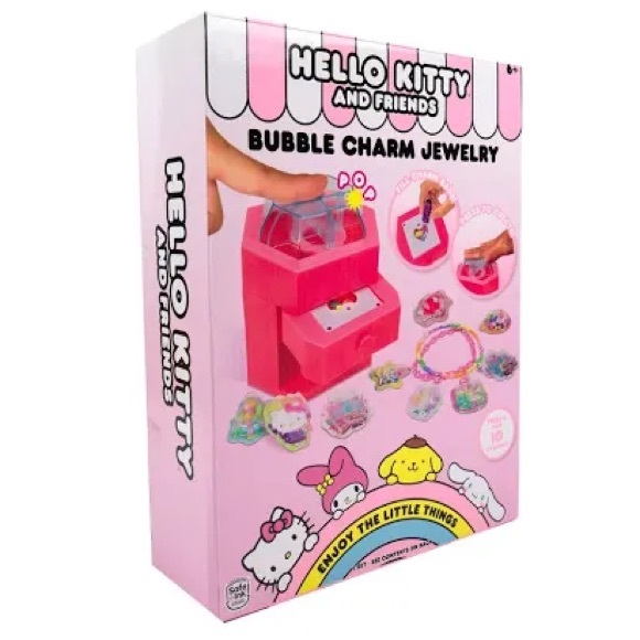 Sanrio | Toys | Hello Kitty Bubble Charm Jewelry Making Kit Gift Set ...